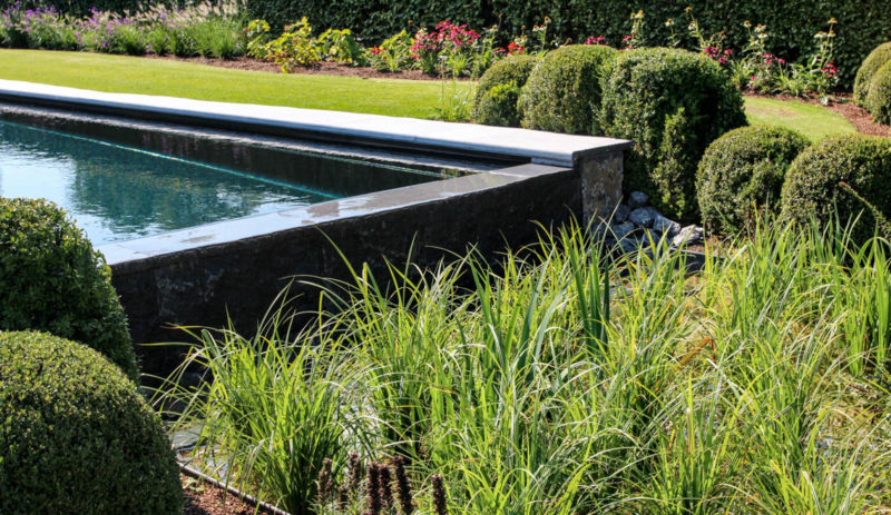 The Cube™ with Cover - high water line flat bottom pool - Leisure Pools USA