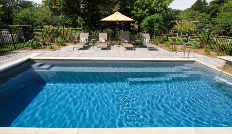 The Reflection - classic rectangle pool - Leisure Pools USA
