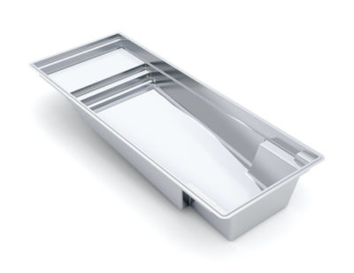 The Pinnacle - full width splash pad pool - Leisure Pools USA