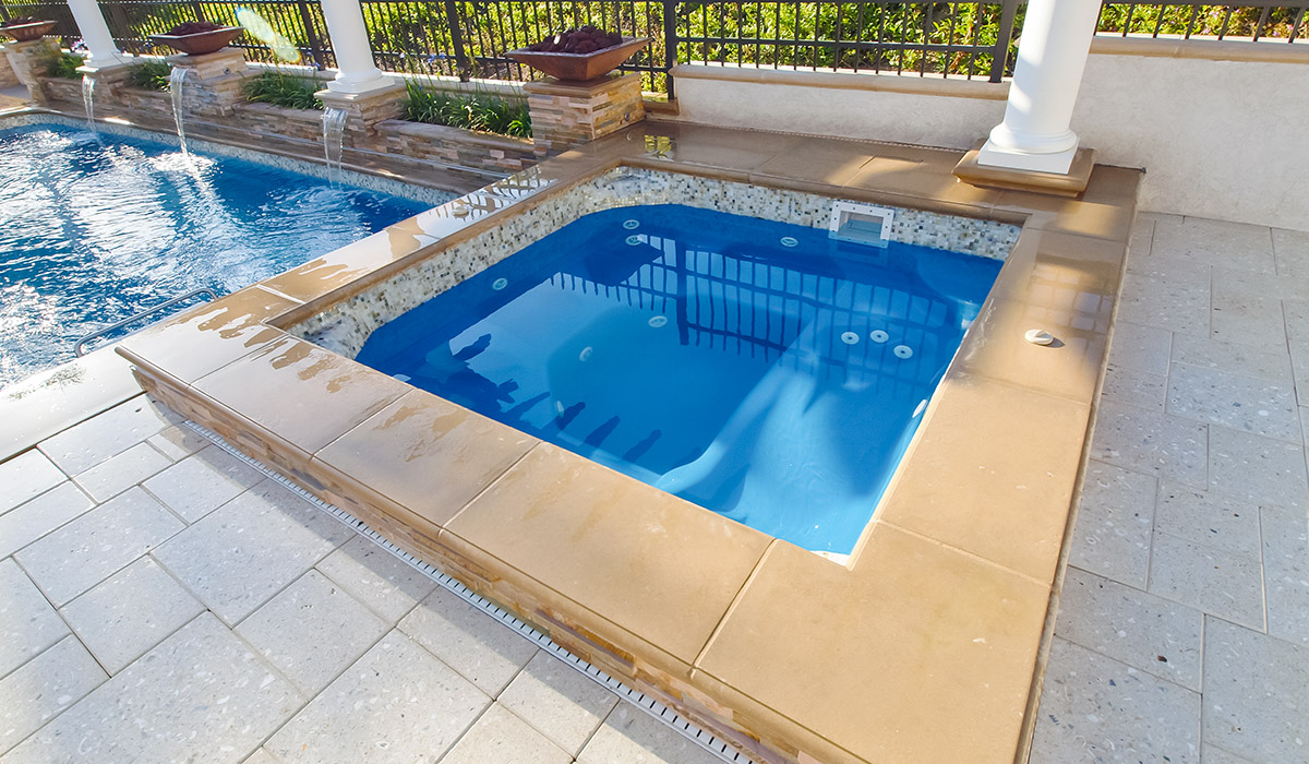 Can You Add a Spa to Your Fiberglass Pool? - Leisure Pools USA