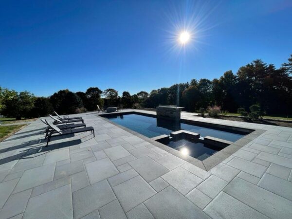 The Ultimate™ 40 pool installation in Connecticut - Leisure Pools USA